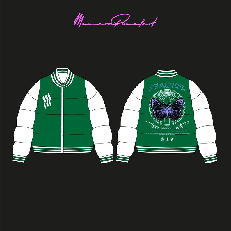 Varsity Jacket V5 Streetwear Vector Mock up Pack Mockups Clothes Brands ...