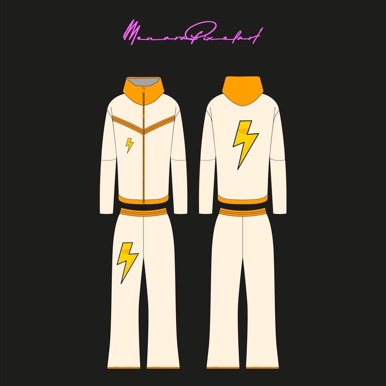 Tracksuit V5 Basic Flare Pant With Tech Jacket Streetwear Vector Mockup ...