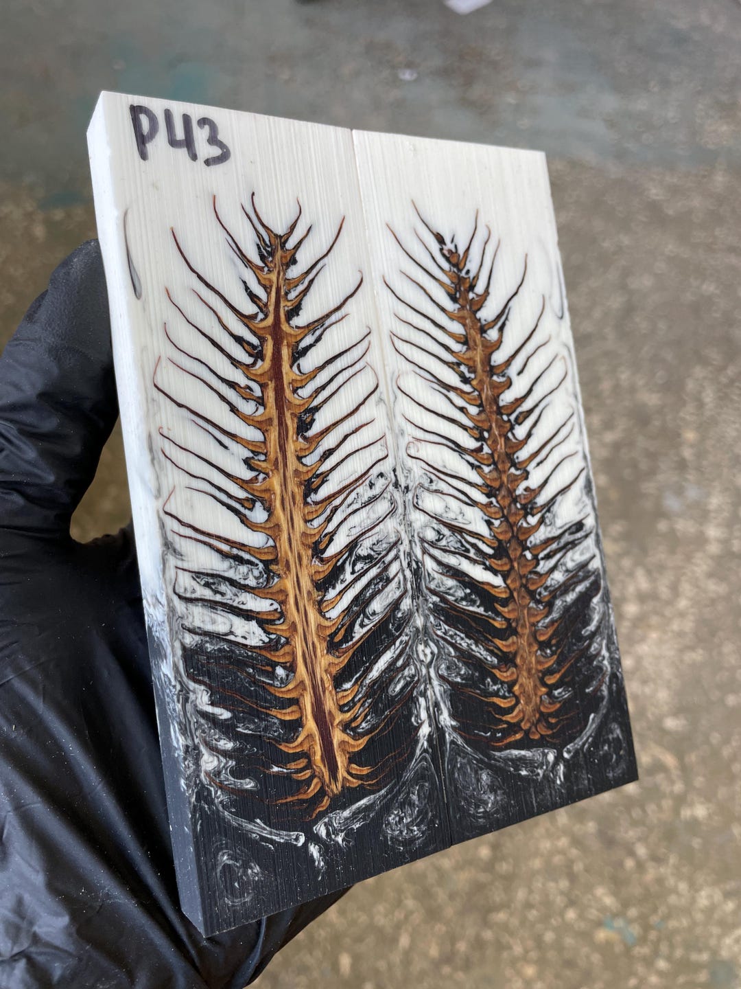 Pinecone Resin Knife Scales Knifemaking Handle Material P43 - Etsy