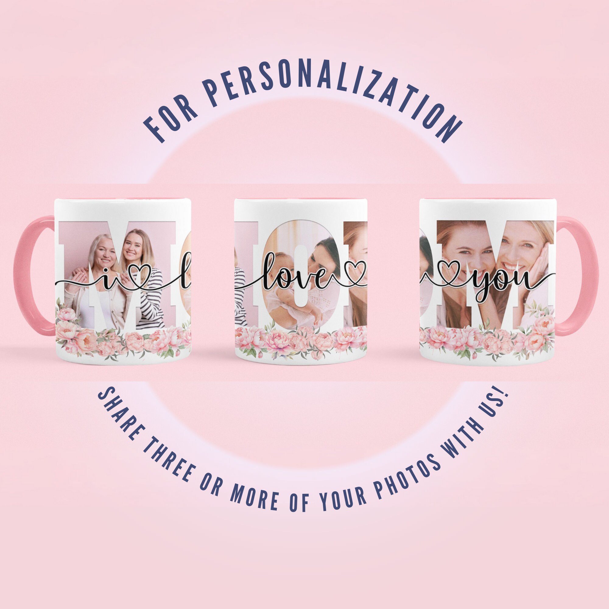 Personalized Photo Mug Mom, Custom Photo Mug for Mom Gifts, Mom ...