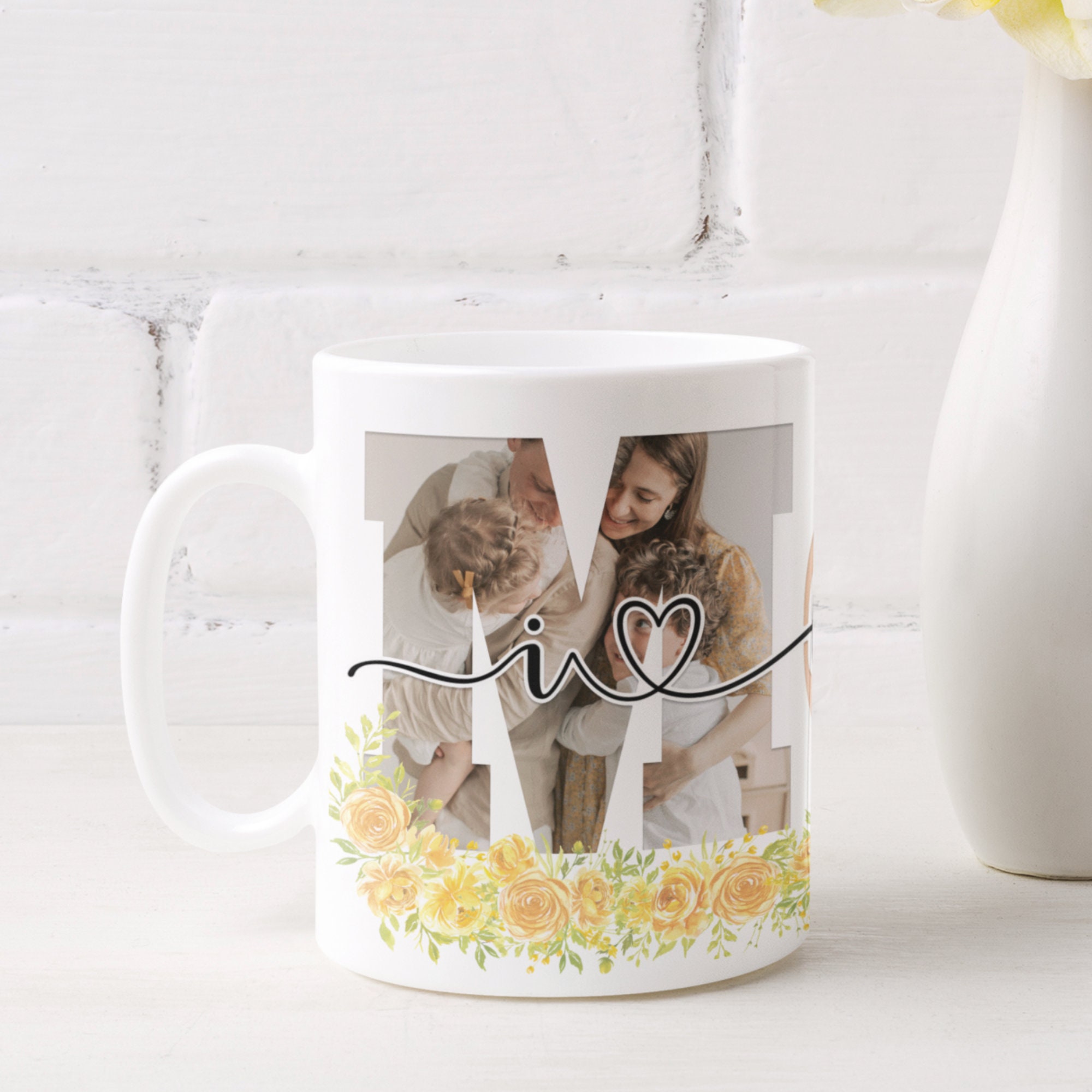 Personalized Photo Mug Mom, Custom Photo Mug for Mom Gifts, Mom ...