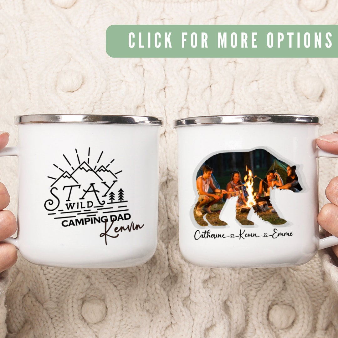 Personalized Photo Camping Cup, Photo Campfire Cup, Custom Photo Camp ...