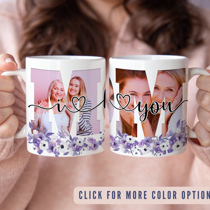 Personalized Photo Mug Mom, Custom Photo Mug for Mom Gifts, Mom ...