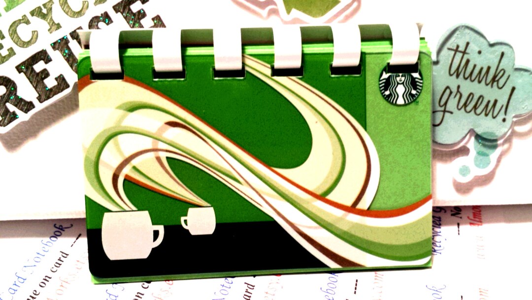 Starbucks Notebook -- AROMA Aka Swoosh "2010" - Etsy