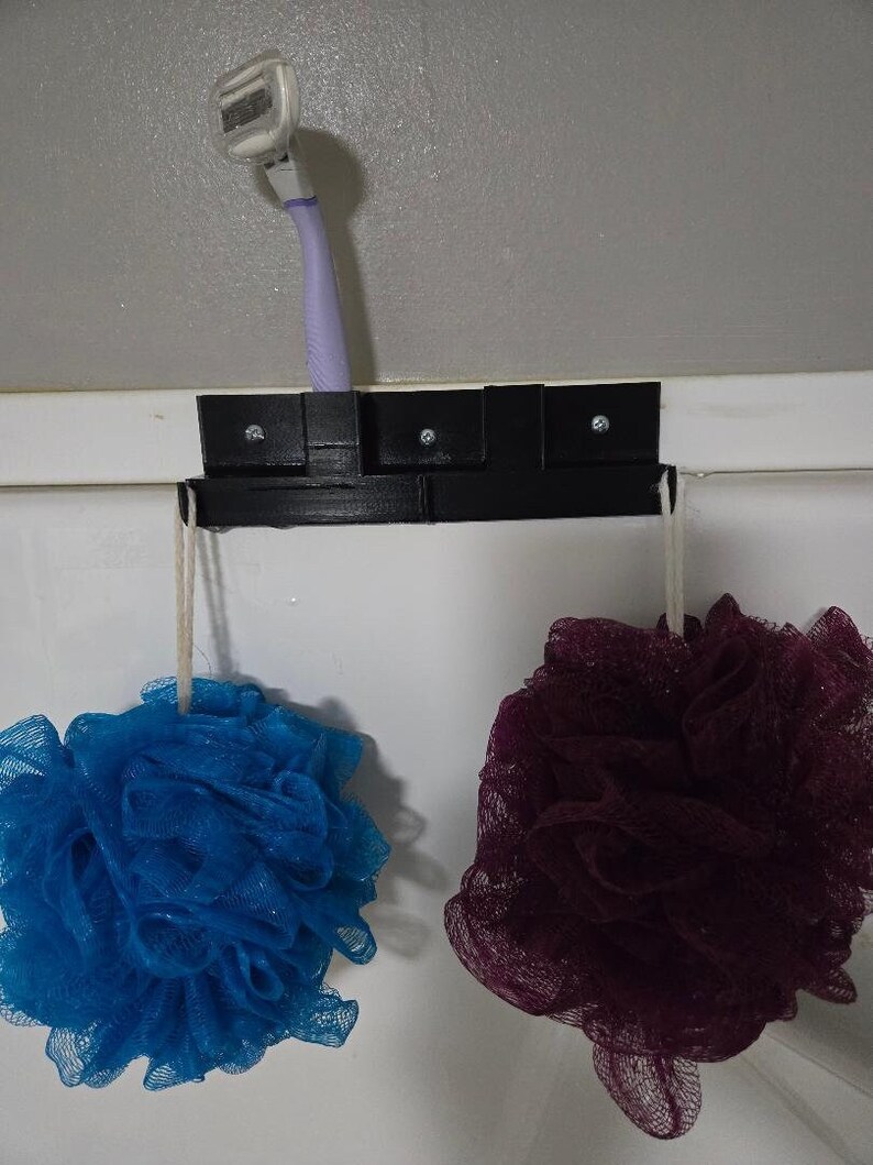 Razor and Loofah Holder - Etsy