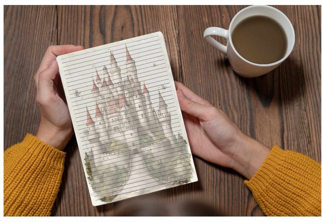 Lined & Blank Fairy Tale Journal Pages, Digital Papers, Junk Journal ...