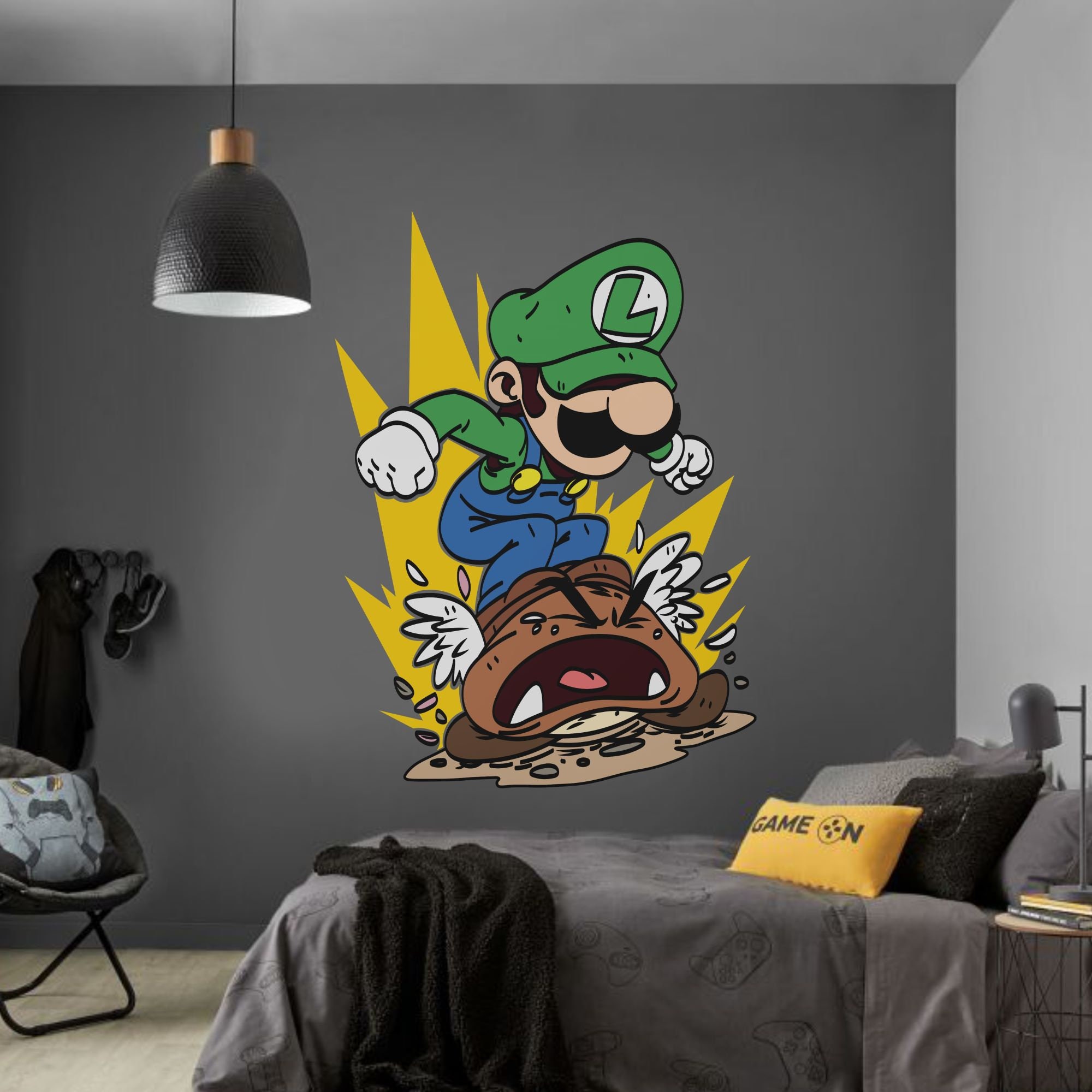 Peel and Stick Super Mario Wall Decal Nintendo Games Decal Luigi Wall ...