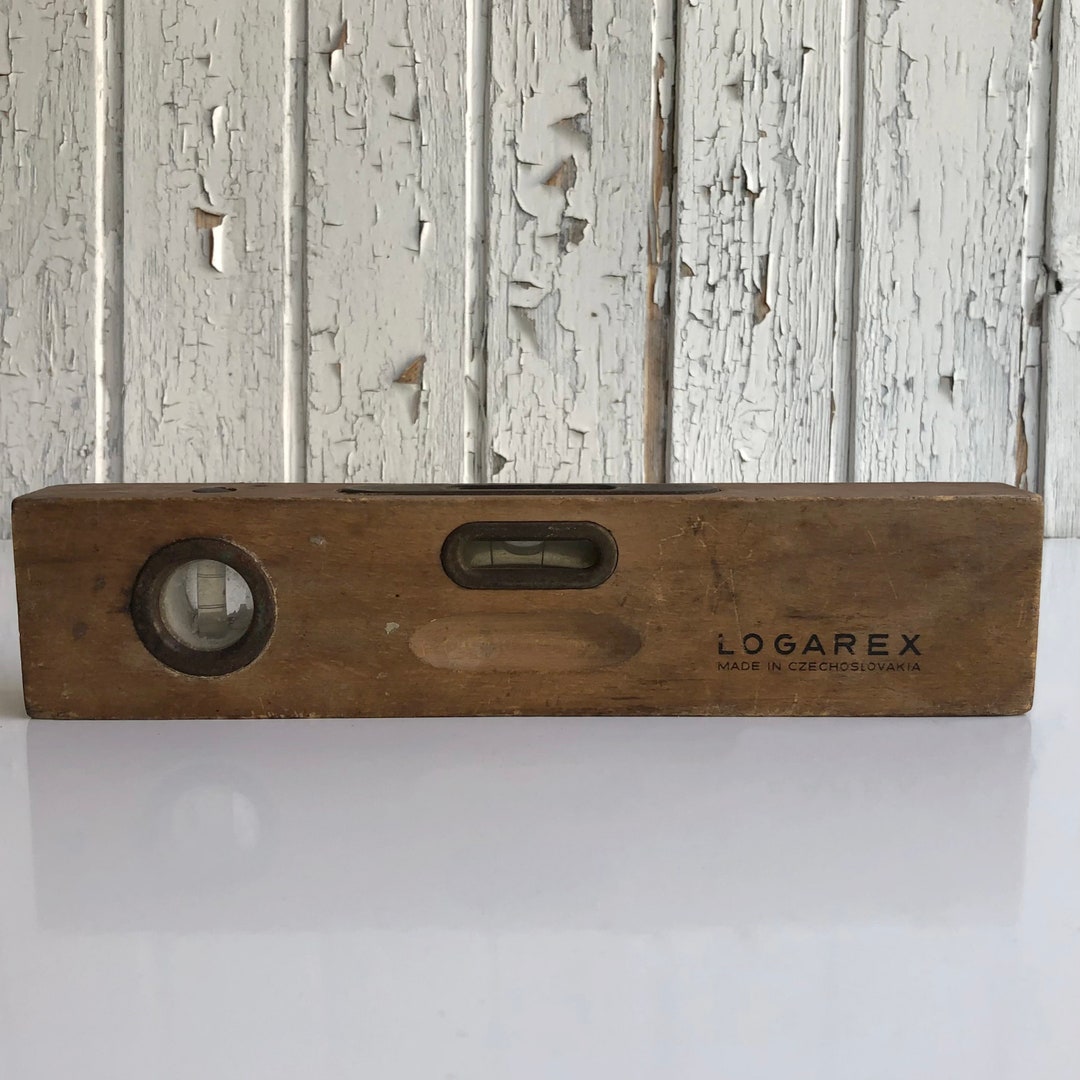 Wooden Water Level, Farmhouse Home Decor, Antique Hand Tools, Rustic ...