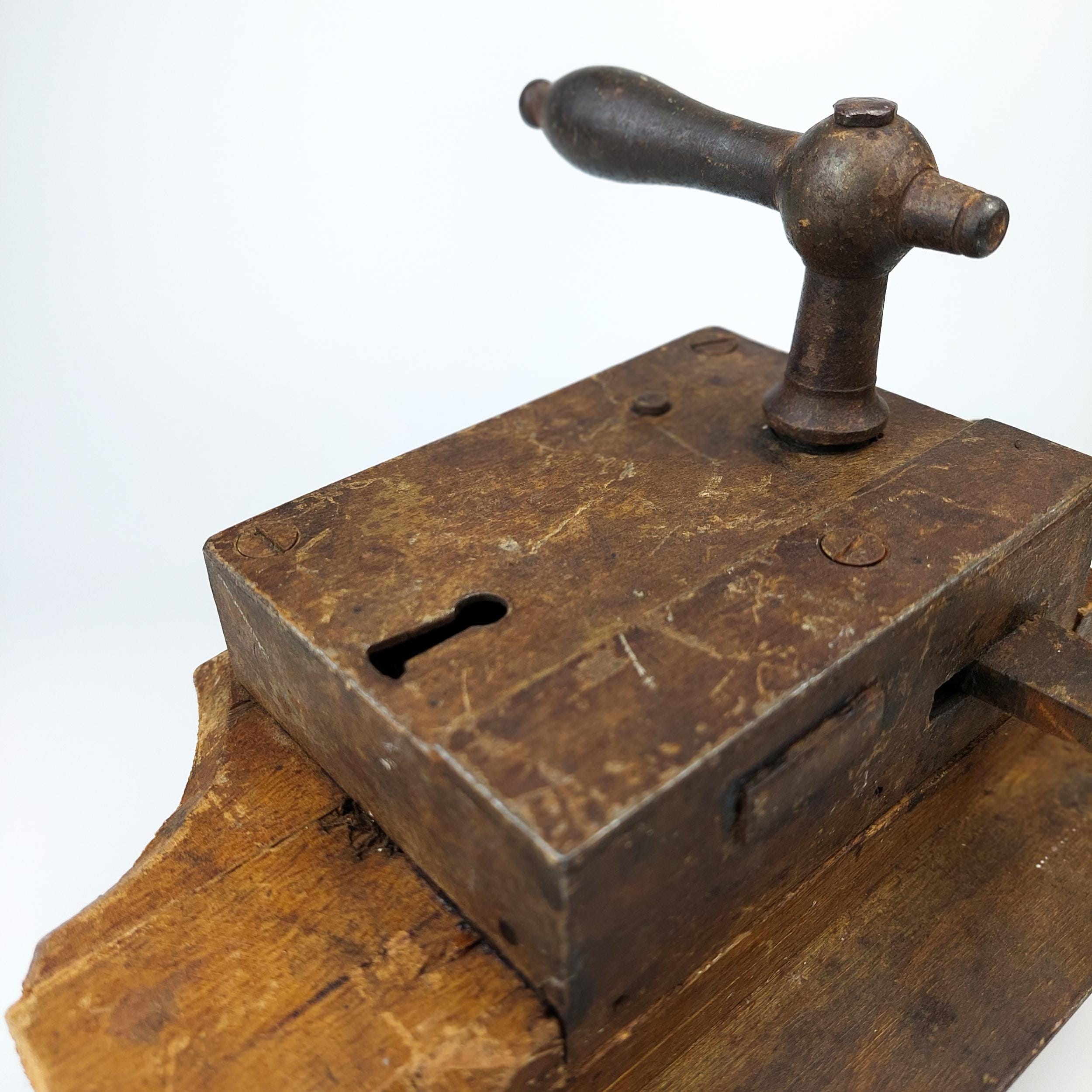 Antique Wrought Iron Lock Mechanism - Etsy