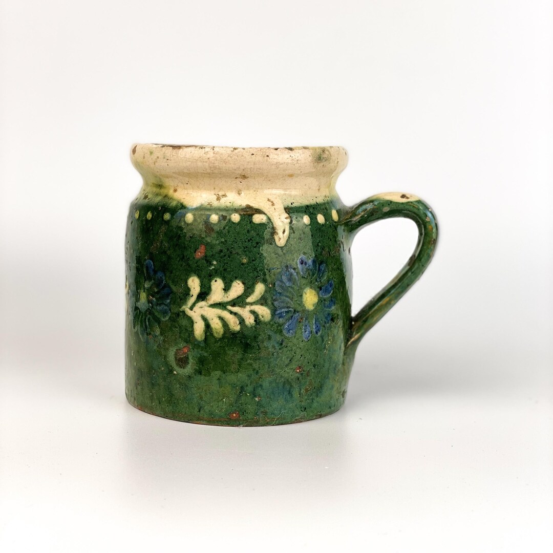 Vintage Green Jug, Ceramic Pitcher - Etsy