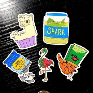 Mini Die-cut Sticker Packs 8 Choices - Etsy