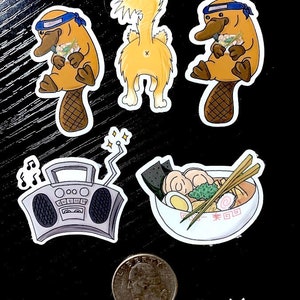 Mini Die-cut Sticker Packs 8 Choices - Etsy