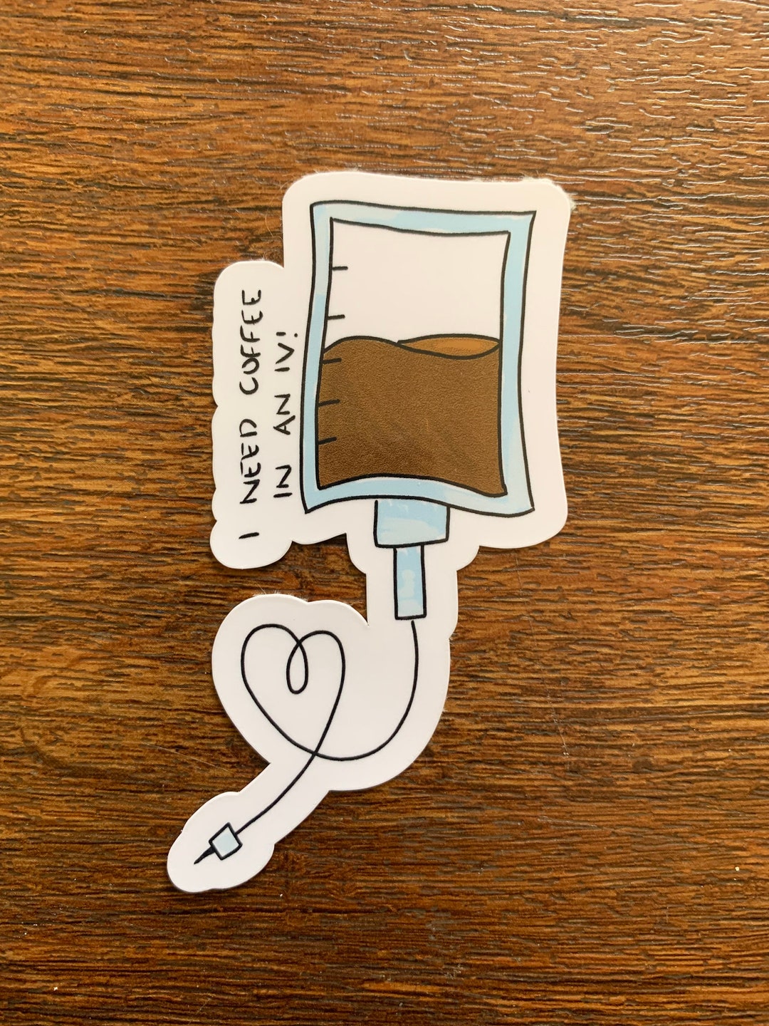 Main Vein Coffee Large Die-cut Sticker - Etsy