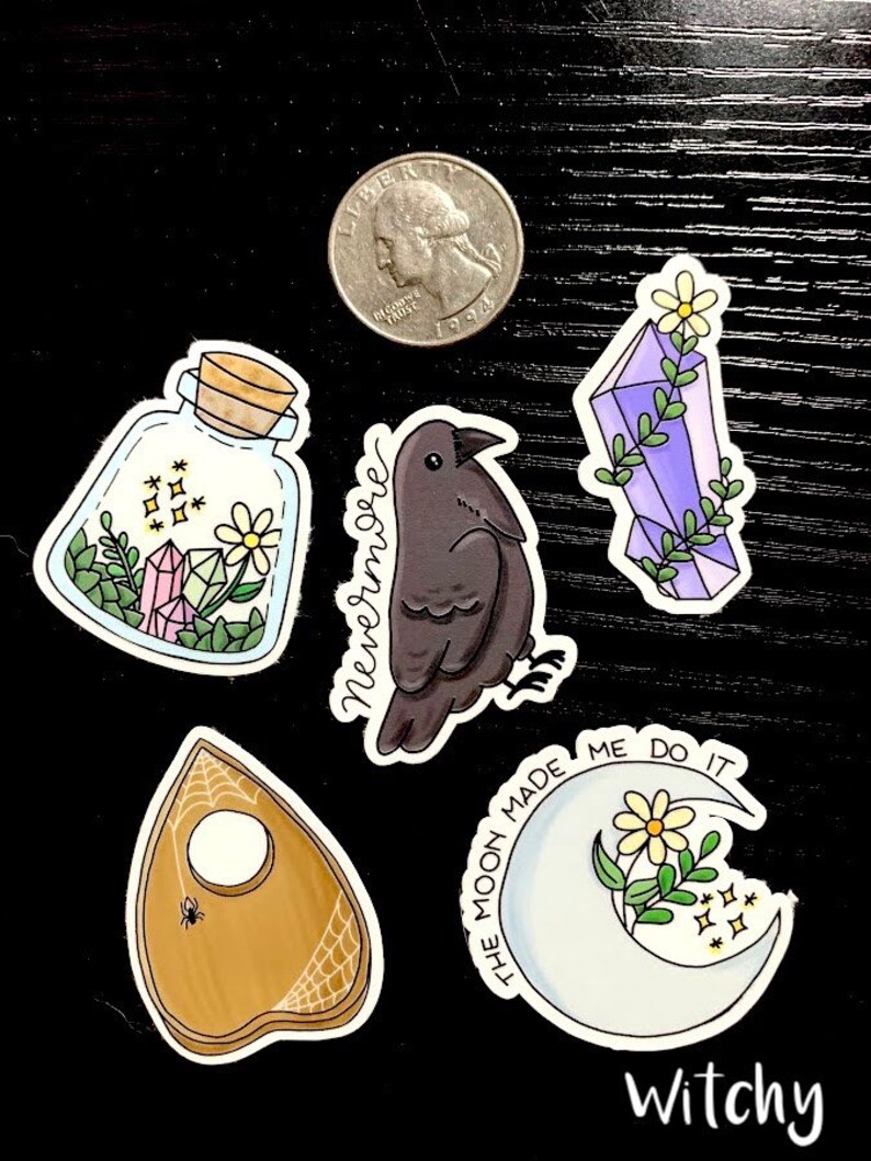 Mini Die-cut Sticker Packs 8 Choices - Etsy