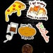 Mini Die-cut Sticker Packs 8 Choices - Etsy
