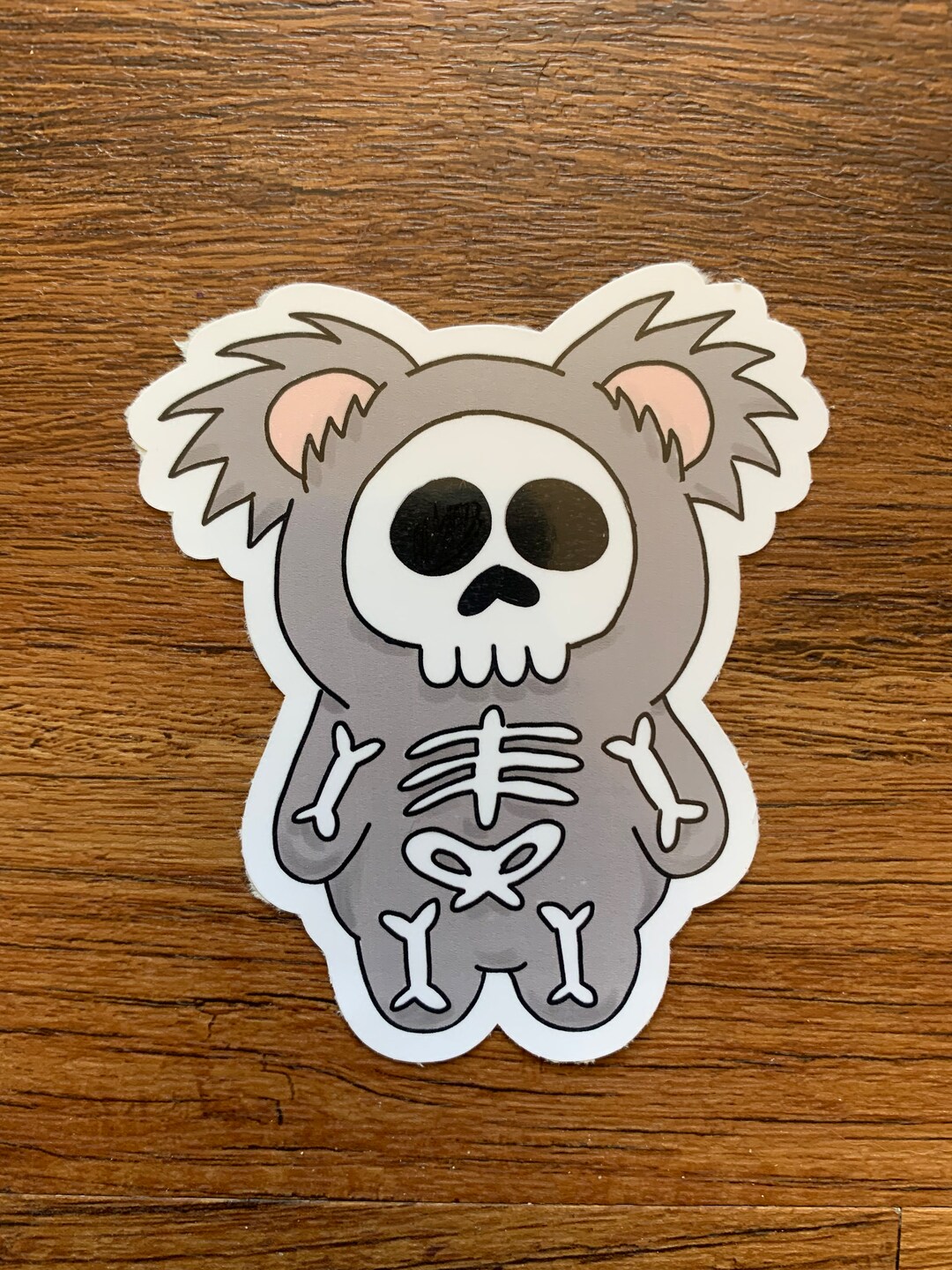 Death Cuddles Large Koala Die-cut Sticker - Etsy