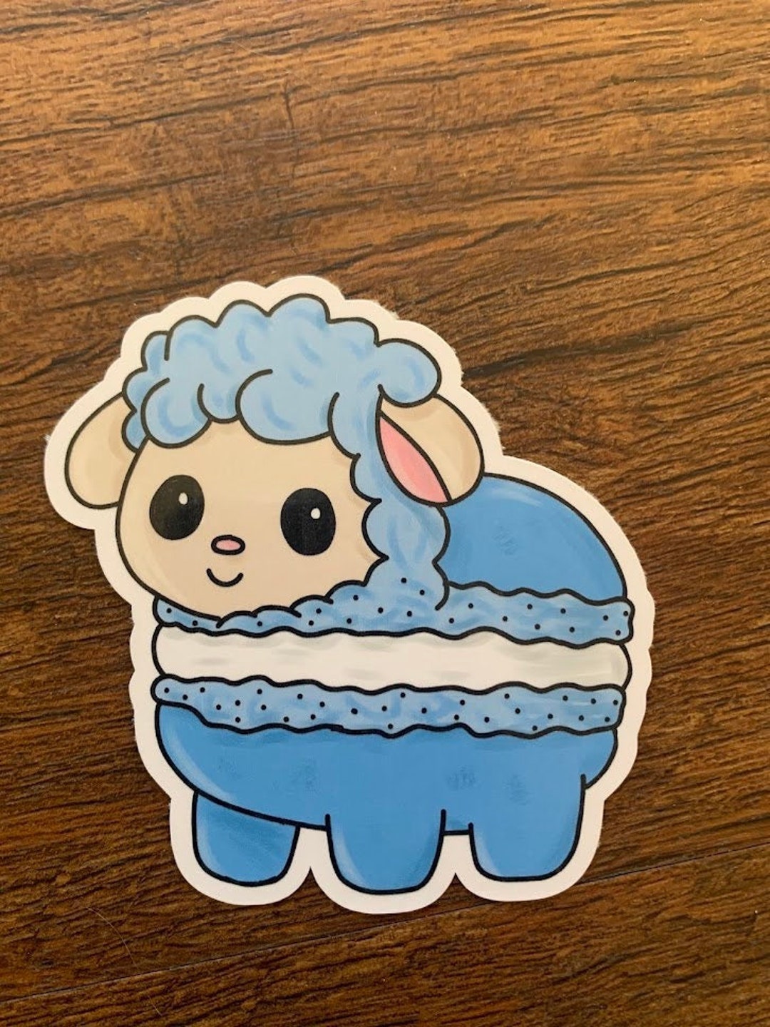 Macaron Sheep Large Die-cut Sticker - Etsy