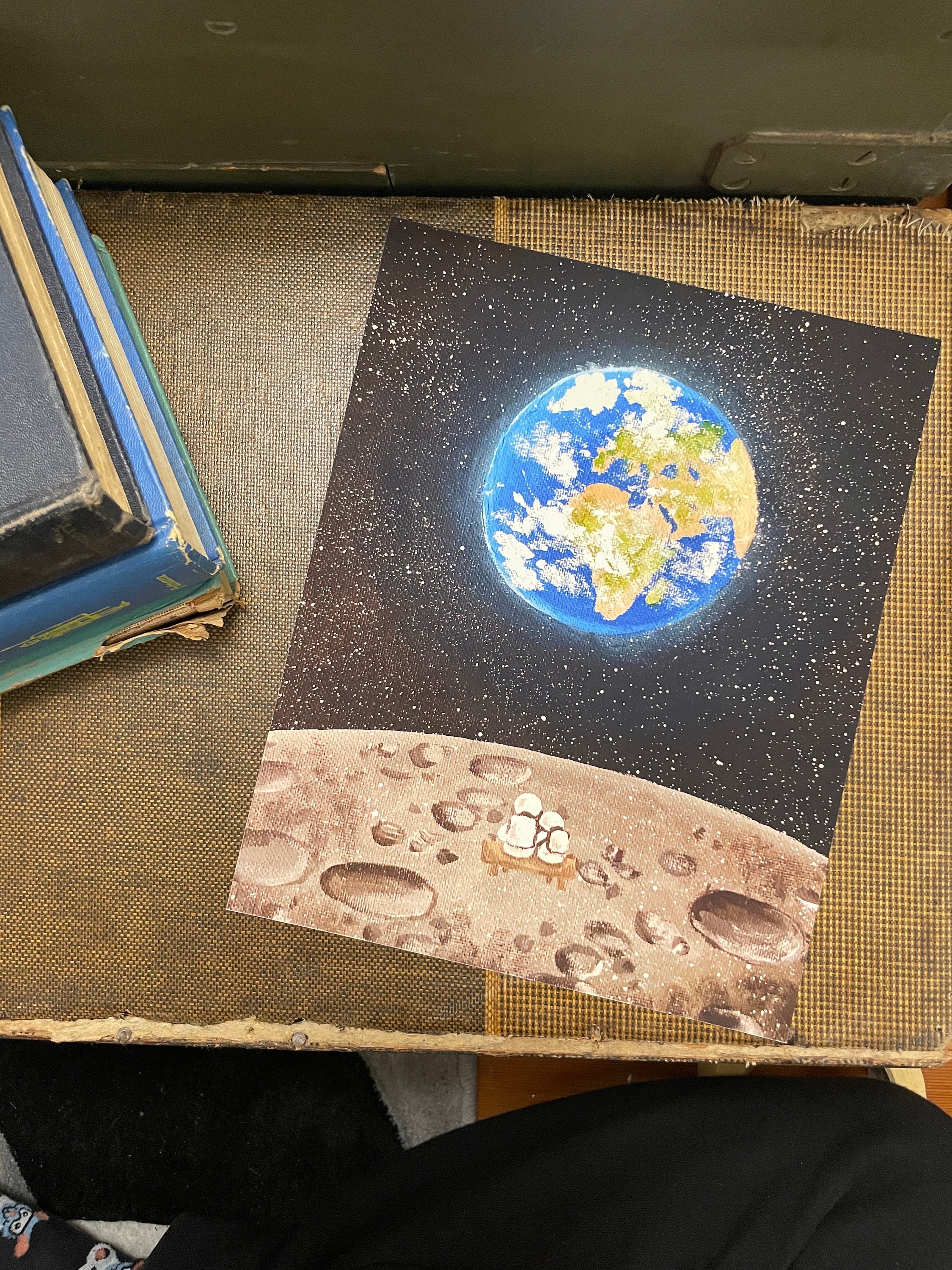 Love You to the Moon and Back - 8”x10” Matte Art Print From a Whimsical ...