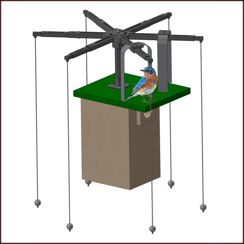 Protect Your Bluebird House From House Sparrows! Model SBG-BBF for ...