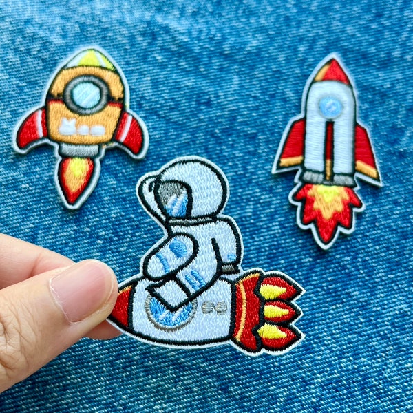 NASA Meatball Logo Iron on Patches Embroidered Sew on STEM Patches ...