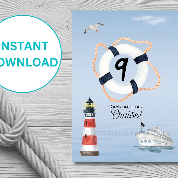 Cruise Countdown - Etsy