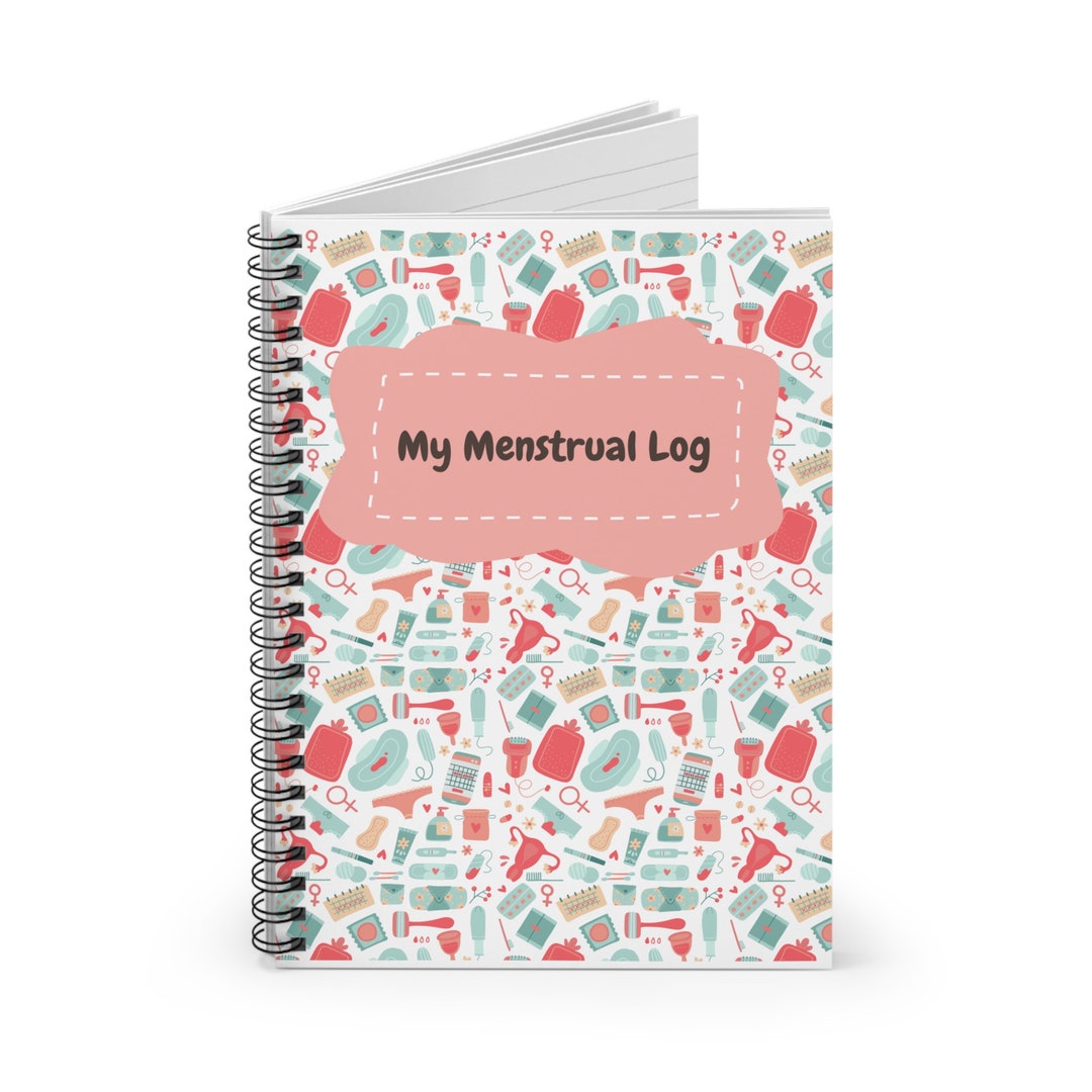 Sassy Menstrual Cycle Log Notebook, Period Planner - Etsy