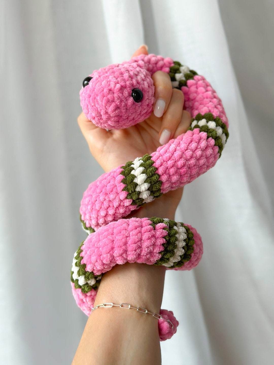 Crochet Snake Plush Pattern: No Sew Amigurumi (PDF Pattern) - Etsy