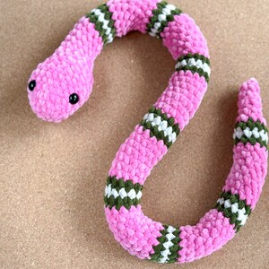 Crochet Snake Plush Pattern: No Sew Amigurumi (PDF Pattern) - Etsy