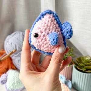 Colorful Fish Crackers Crochet Pattern Easy Crochet Fish Pattern ...