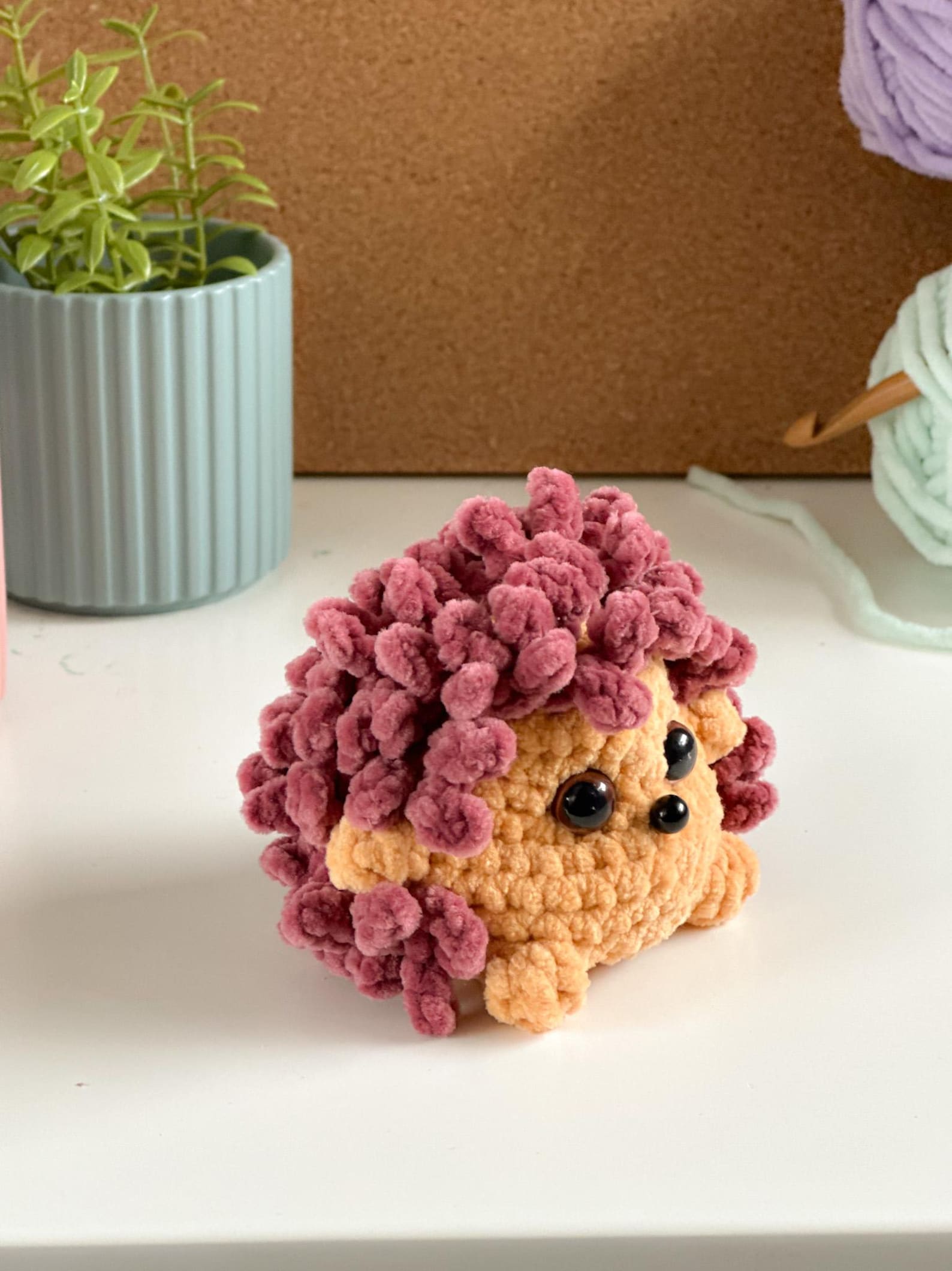 Beaded Fidget Hedgehog Crochet Pattern (PDF) - Etsy
