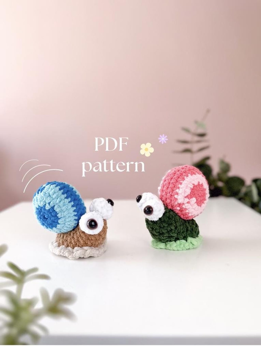 Snail Crochet Pattern, Sea Snail Amigurumi Pattern, DIY Crochet ...