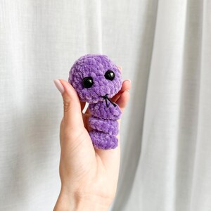 Crochet PATTERN Snake Keychain, No Sew, Amigurumi Tutorial PDF in ...