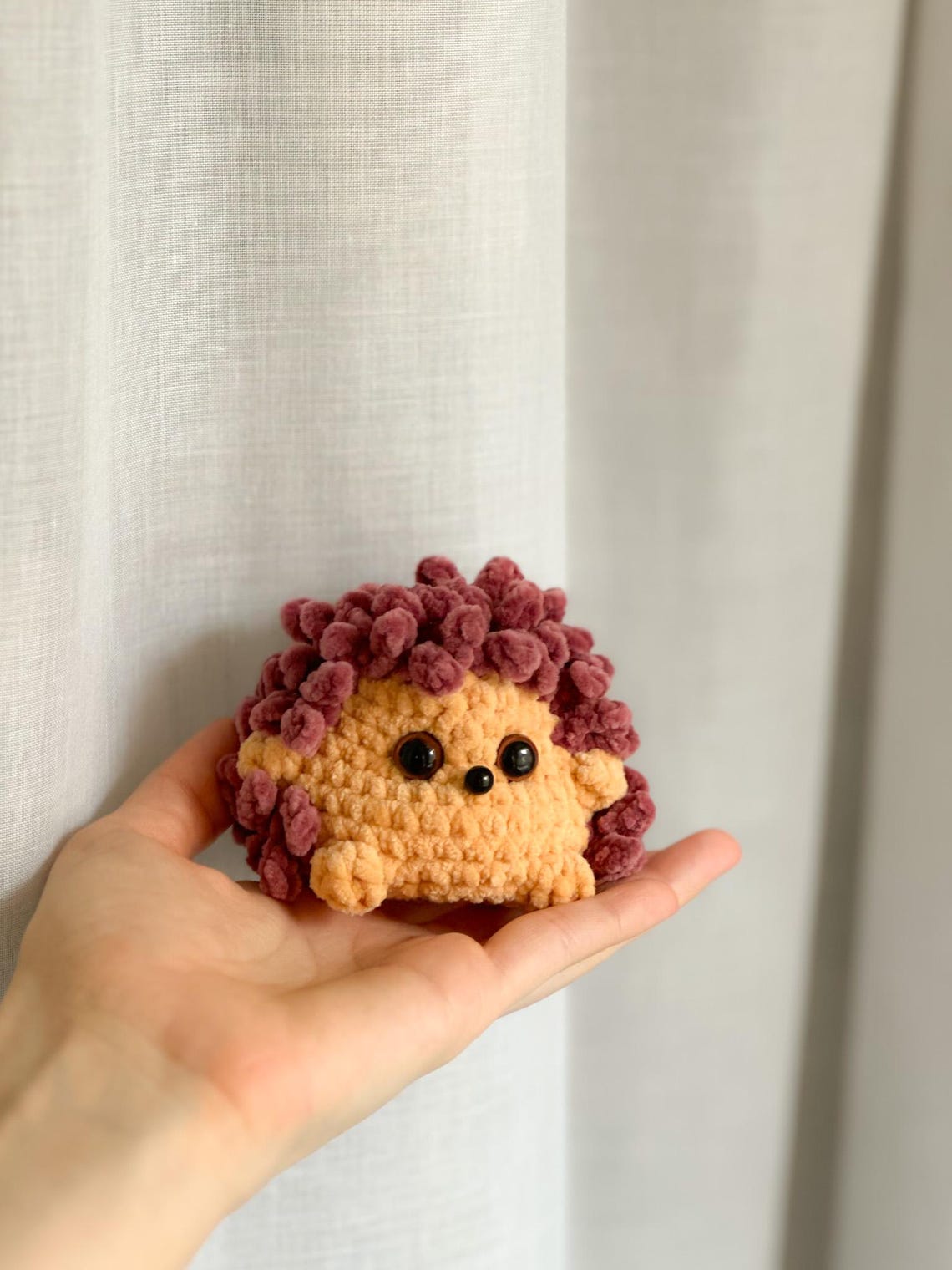 Beaded Fidget Hedgehog Crochet Pattern (PDF) - Etsy