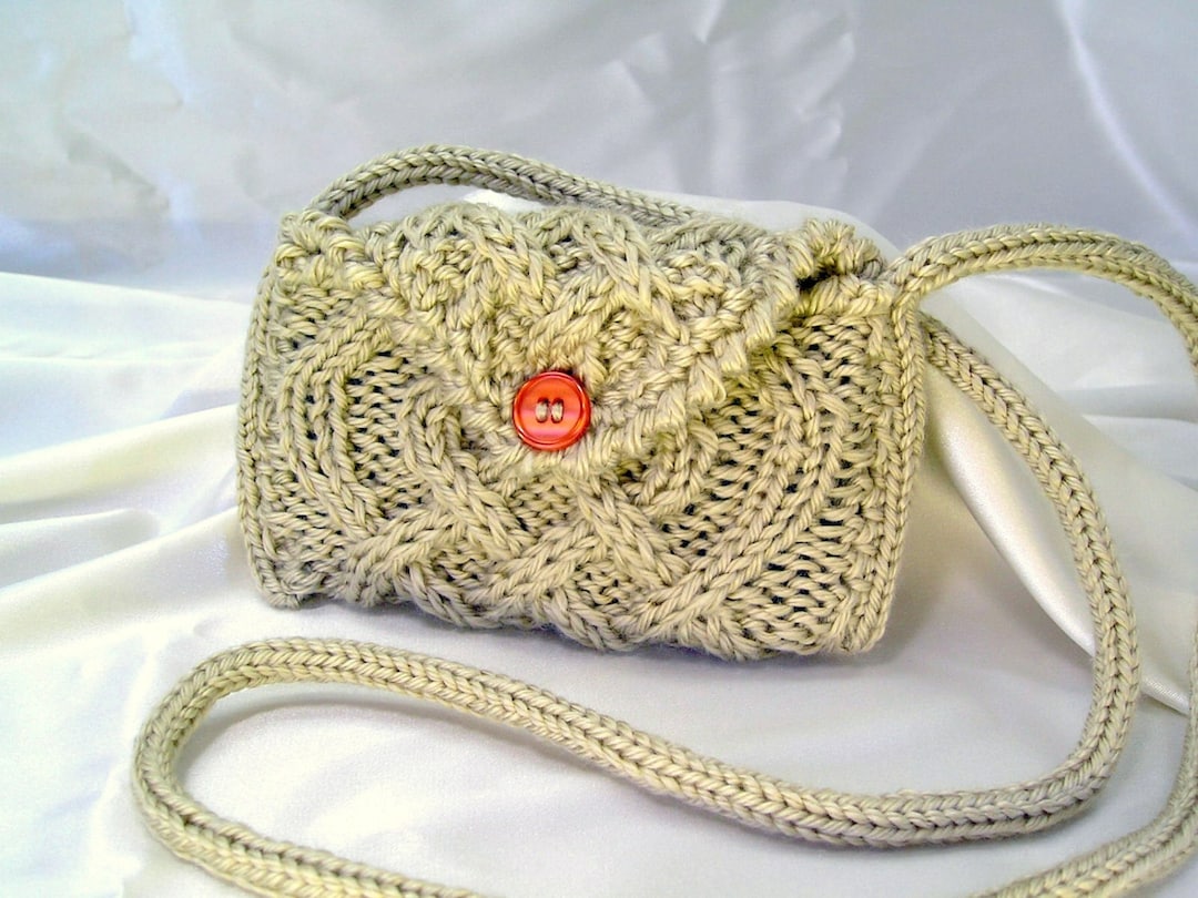 Knit Cell Phone Case Cable Knit Pattern ~ PDF Cable Knit Cozy ...