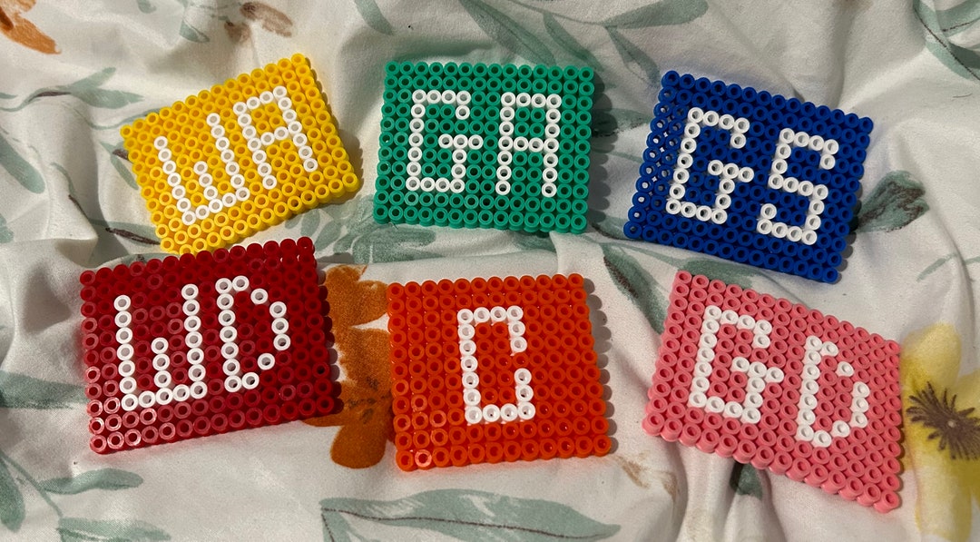 Hama Beads Netball Bibs multicoloured - Etsy