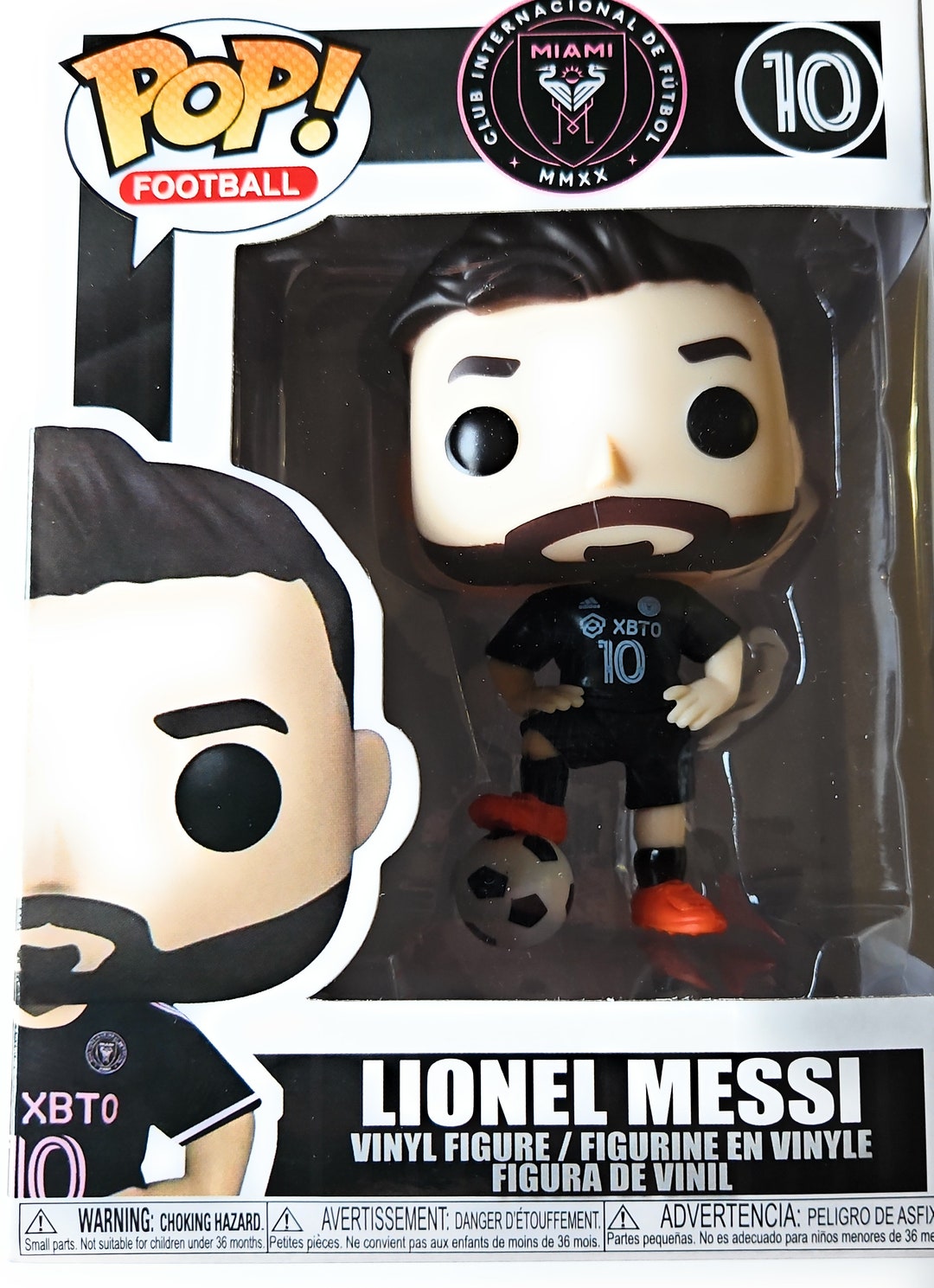 Lionel Messi Funko Pop Inter Miami Color Black - Etsy