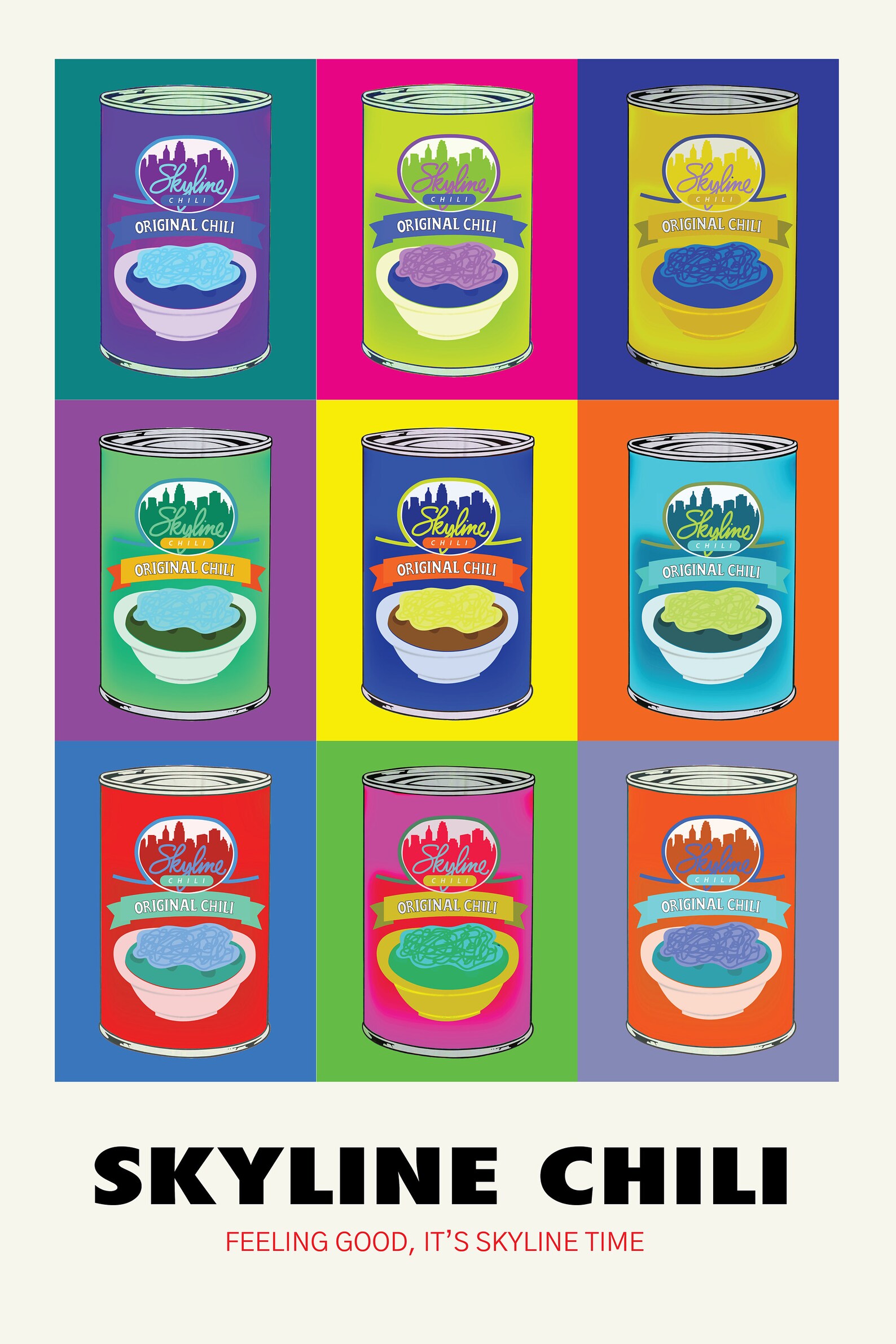 Skyline Chili Poster - Etsy