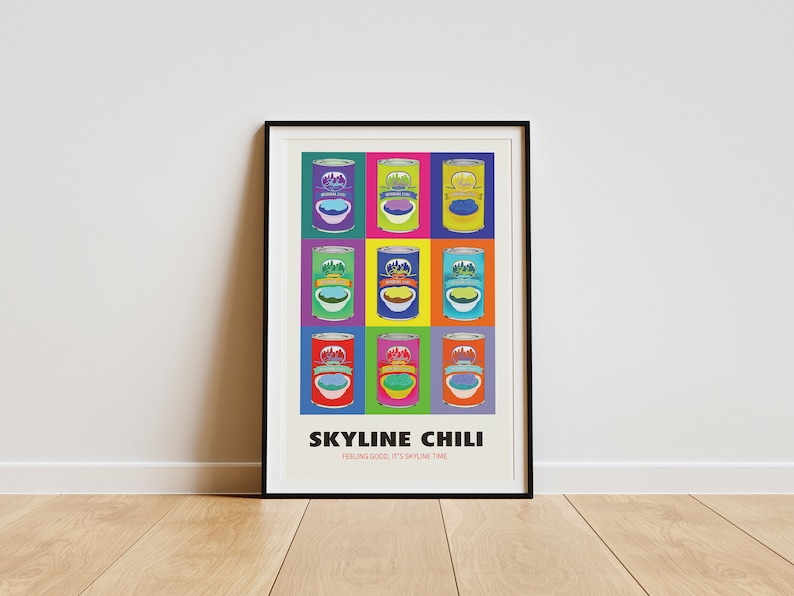 Skyline Chili Poster - Etsy