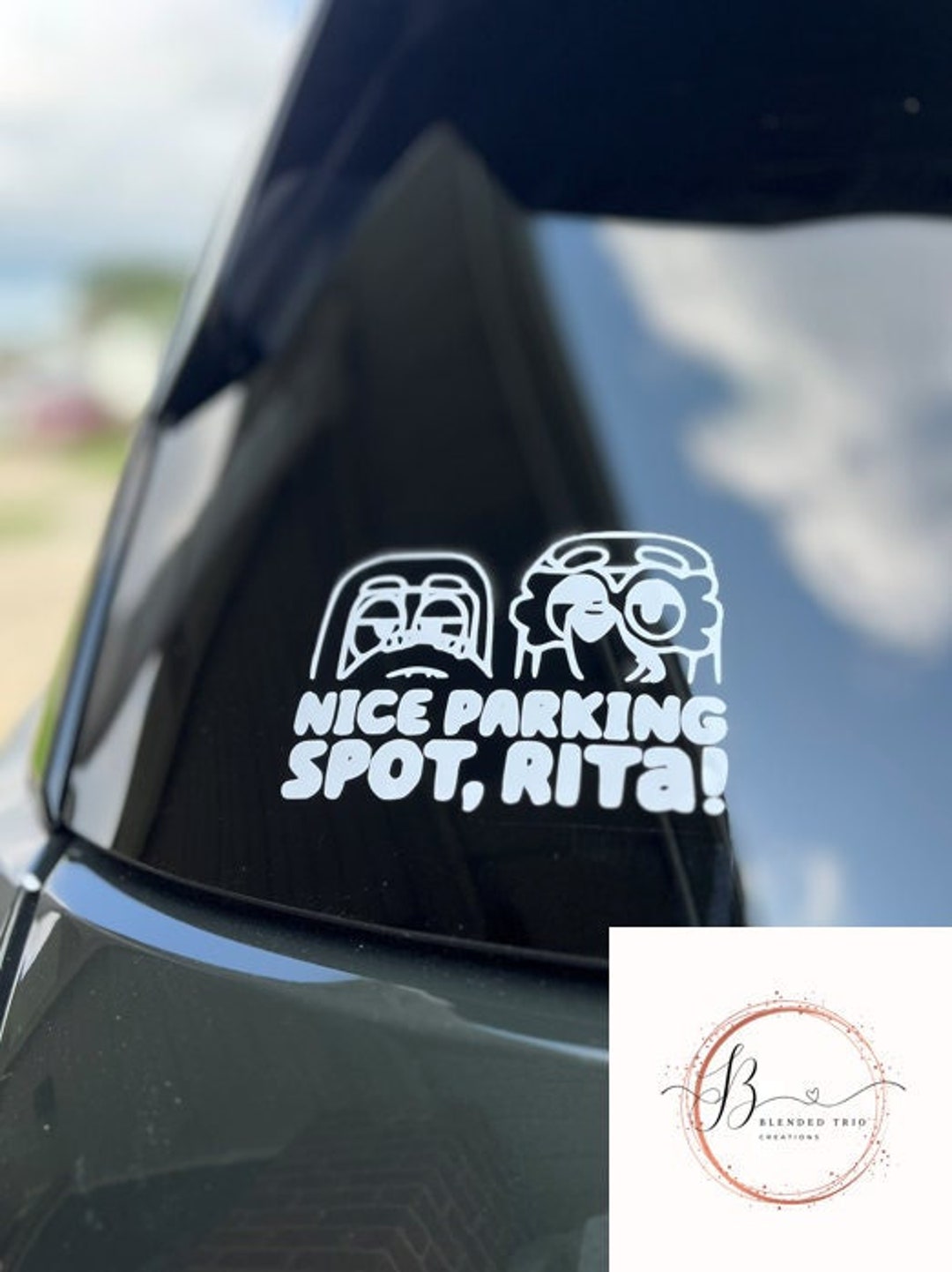 Nice Parking Spot Rita Decal Bluey Decal Car Decal Vinyl Decal Tumbler ...