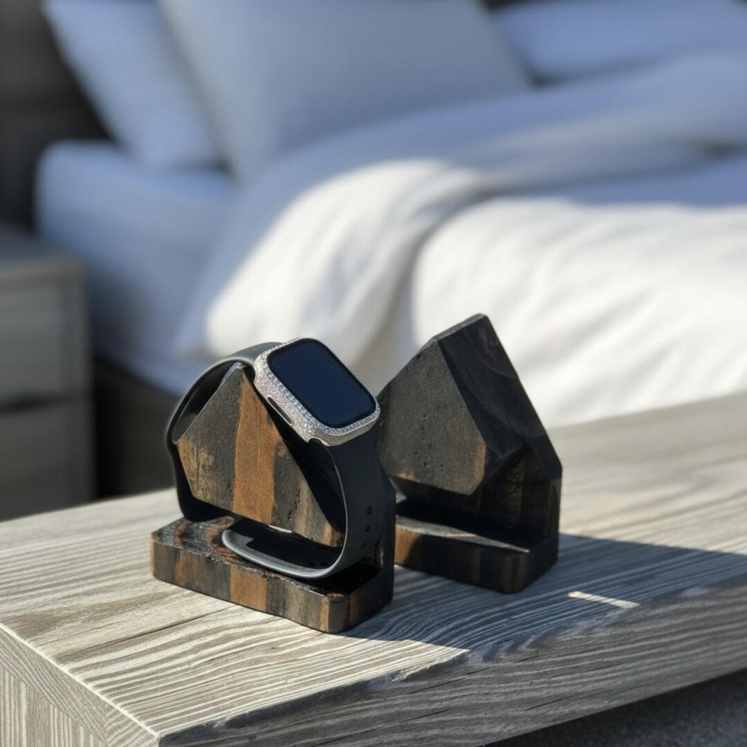 Handmade Ebony Watch Stand, Nightstand Organizer, Gift for Him - Etsy