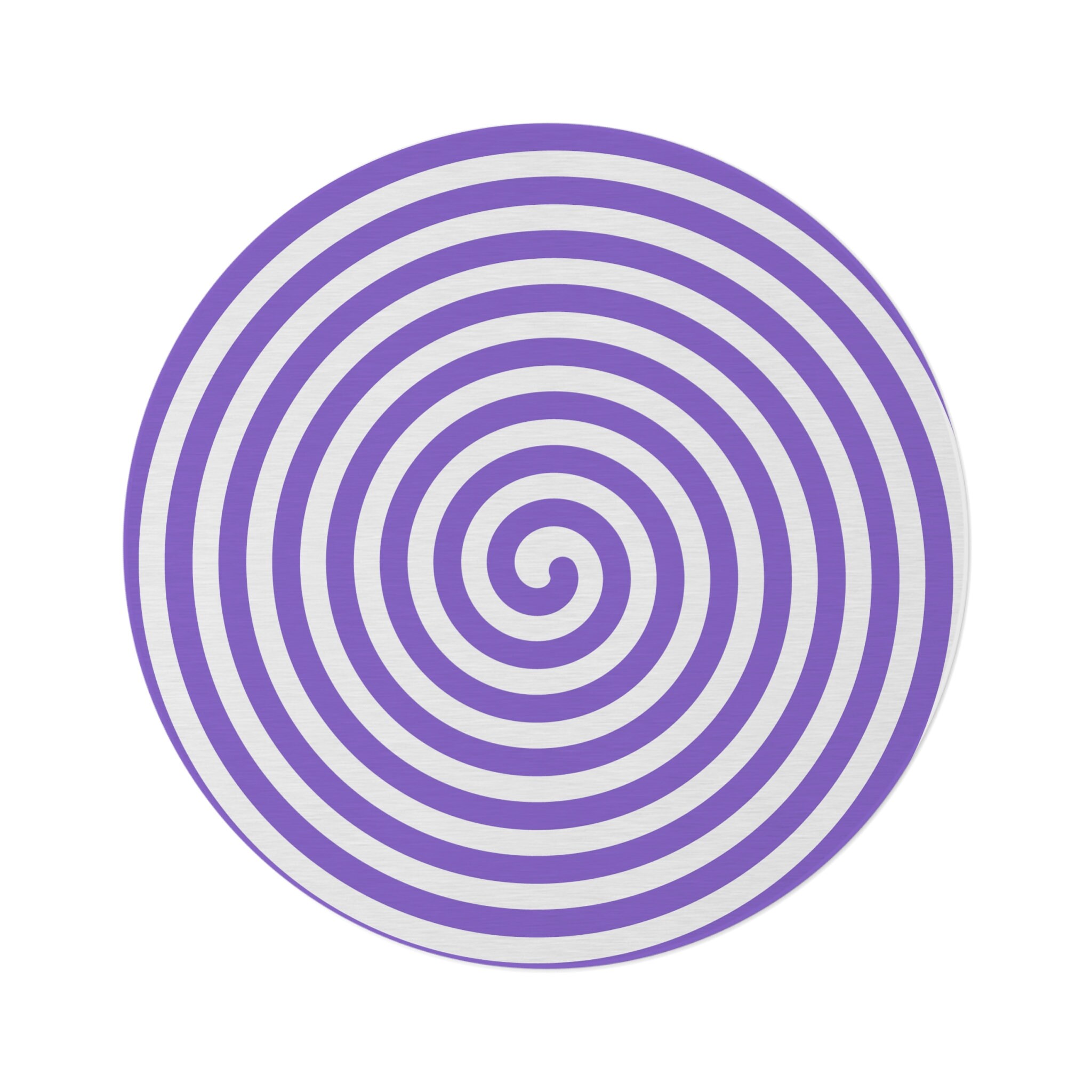 Purple Spiral Round Rug - Etsy