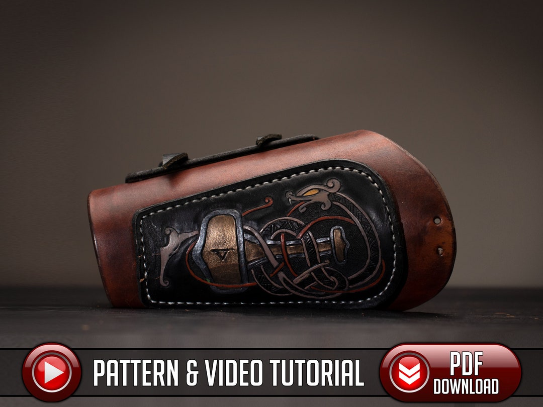Leather Vambrace Pattern - PDF - SVG Laser / Arm Armor Pattern / Thors ...