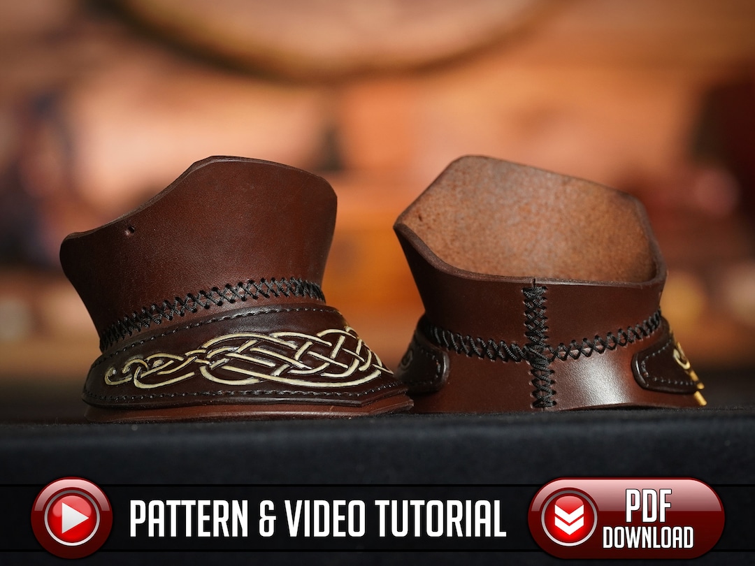 Demi Gauntlet Pattern 2 - Viking / Celtic Knotwork - PDF - SVG LASER - Etsy