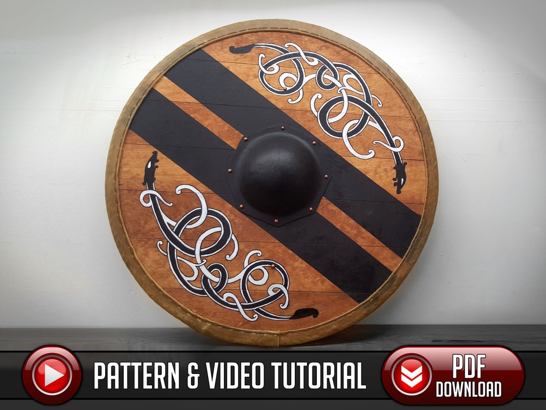 Rawhide Shield Edging Pattern / Digital Download - PDF - SVG LASER - Etsy