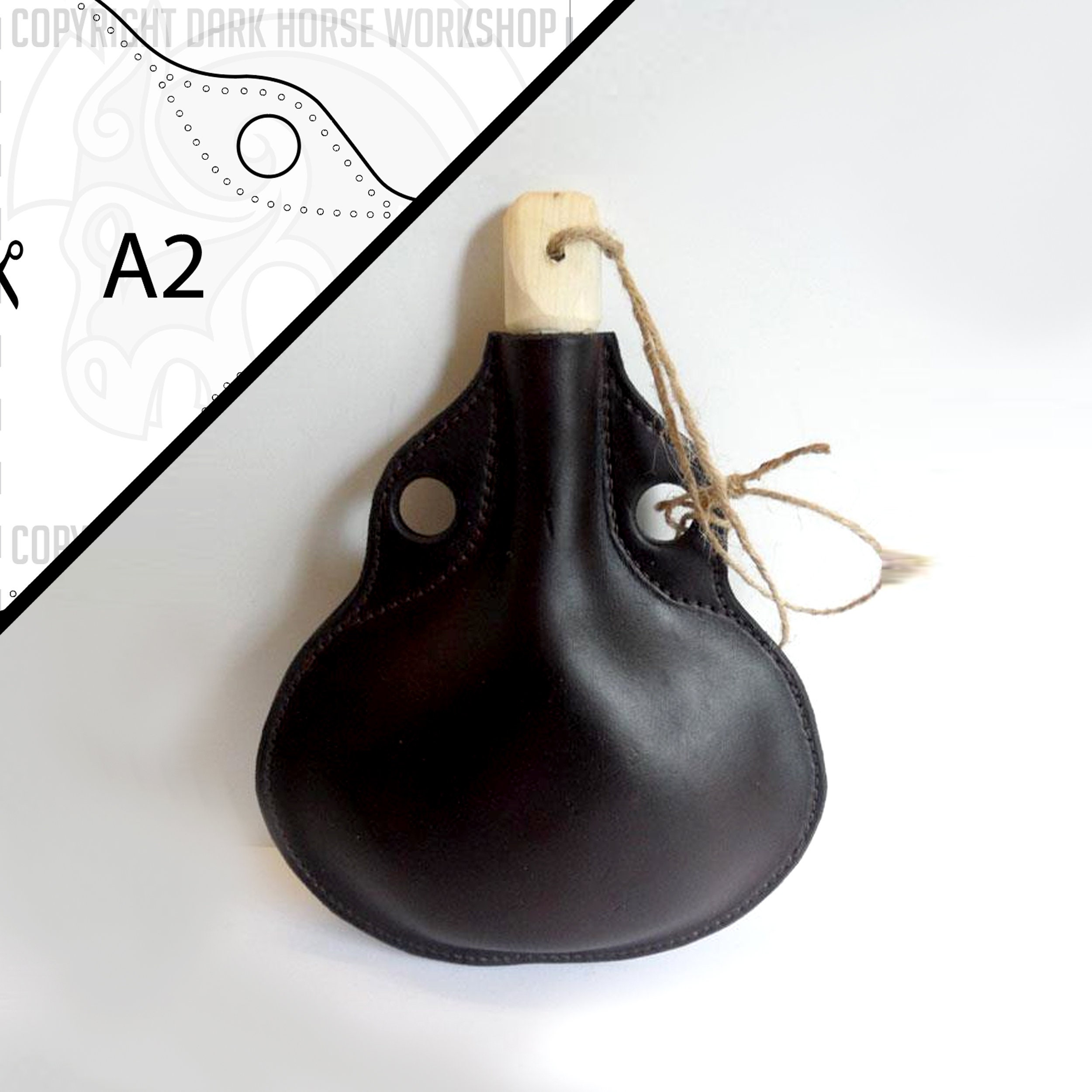 Leather Costrel Pattern Medieval / Fantasy - Etsy UK