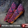 Leather Demi Gauntlet Pattern / Viking Knotwork - / SCA / Larp ...