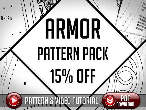 Leather Armor Pattern Pack / SCA / LARP / Costume 15% Off - Etsy