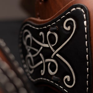Leg Armor Pattern - Leather Armor - Viking Knotwork - PDF - SVG LASER ...