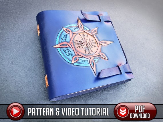 Leather Book Pattern / Sun and Moon / Digital Download - Etsy