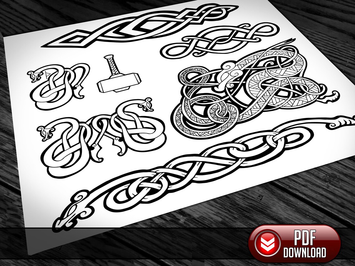 Viking Art Pack / Digital Download 07 | Etsy